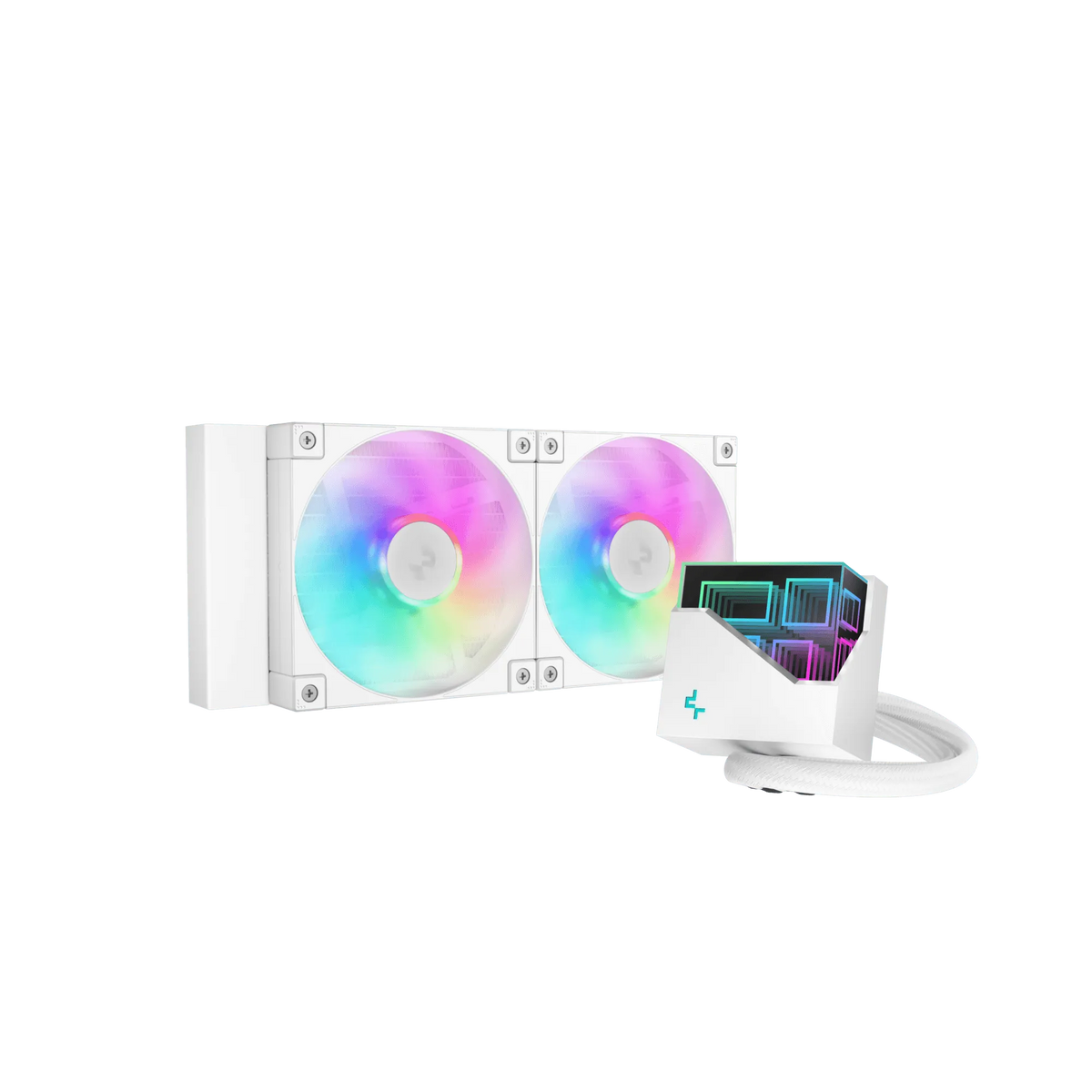 DEEPCOOL LT240 A-RGB 240mm AIO Liquid Cooler (White) – Anigma