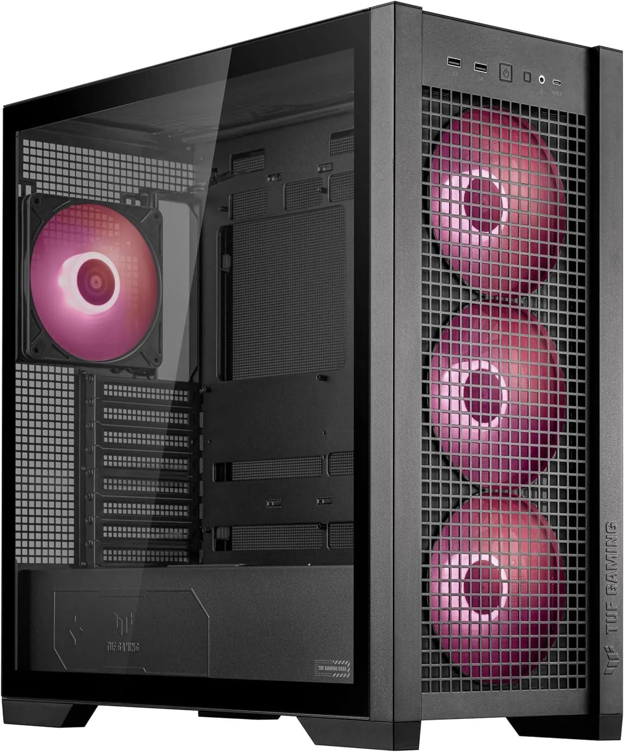 ASUS TUF Gaming GT302 ARGB Mid Tower Case Black (4x 120mm ARGB Fans Included) – Anigma