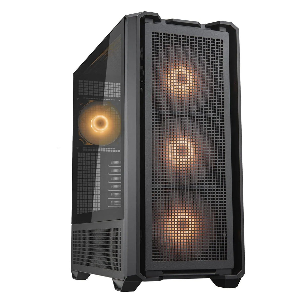 Cougar MX600 RGB Mid Tower Case (3x 140mm ARGB Fans Included + 1x 120mm ARGB Fans Included) – Anigma