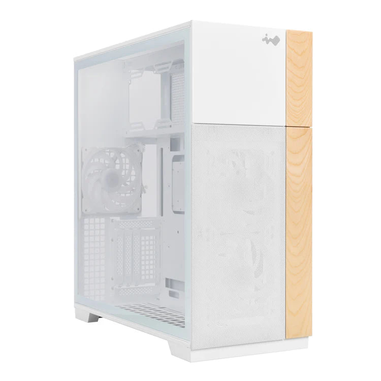 InWin F5 Full Tower Case White (3x120mm ARGB Fans Included) – Anigma