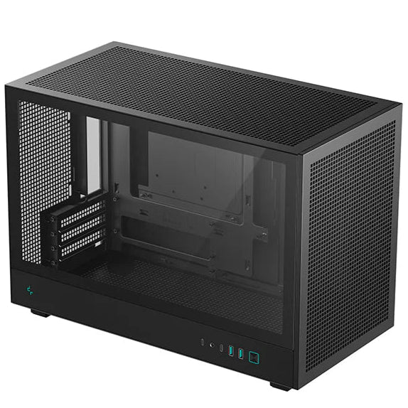 DeepCool CH260 Vertical Micro-ATX Mini Tower Case (No Fans Included ...