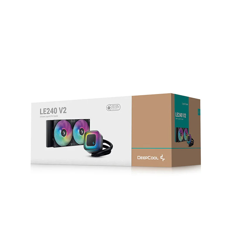 DEEPCOOL LE240 V2 ARGB 240mm AIO Liquid Cooler – Anigma