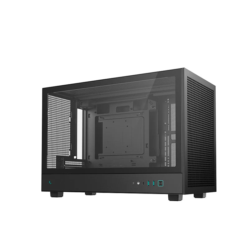 DeepCool CH260 Vertical Micro-ATX Mini Tower Case (No Fans Included ...