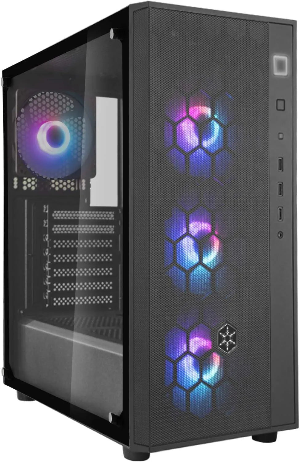 SilverStone FARA R1 PRO Mid-Tower Case (4x 120mm ARGB Fans Included) – Anigma