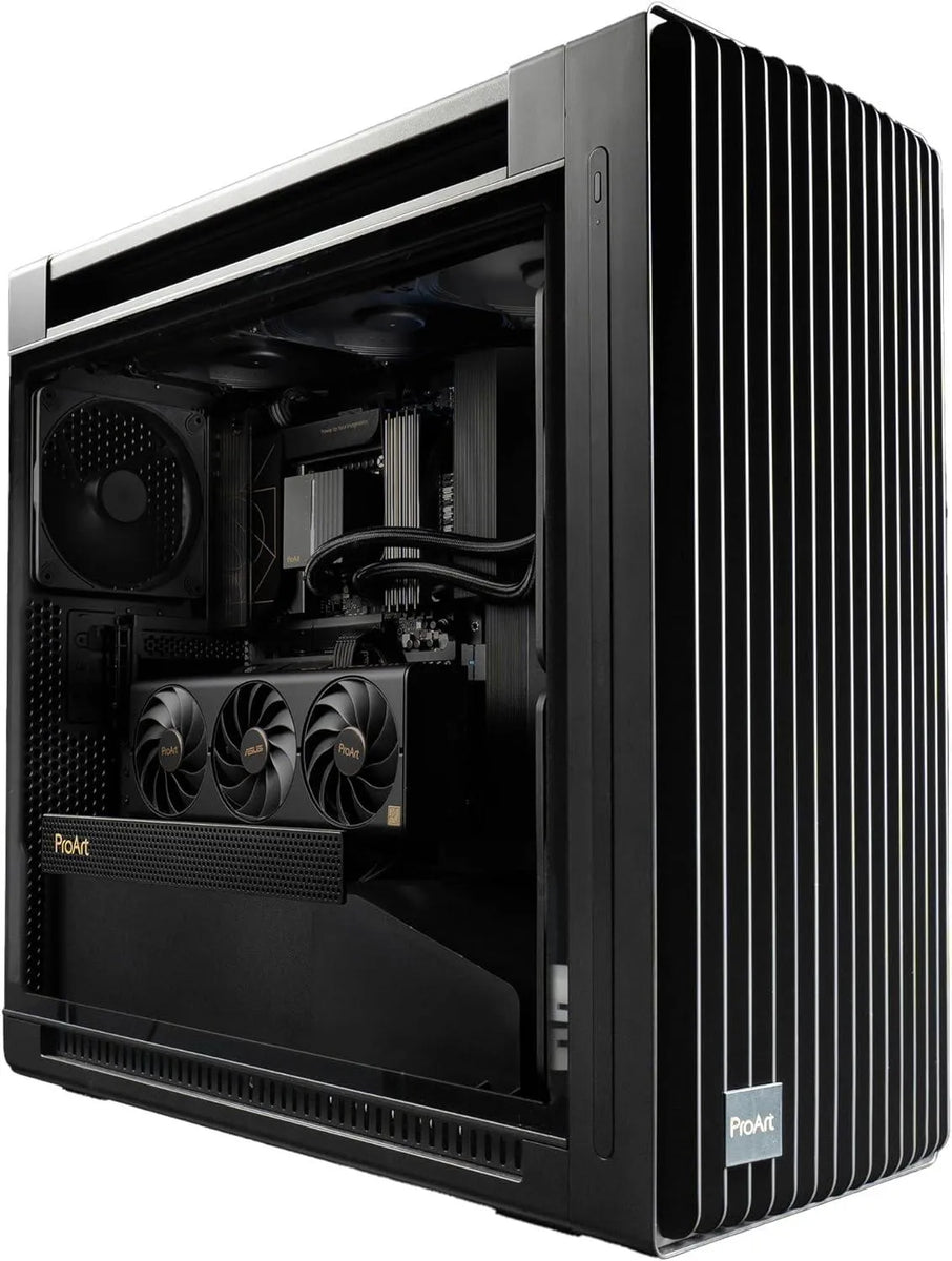 ASUS ProArt PA602 E ATX Case Black (2x 200mm Non RGB Fans Included + 1x ...
