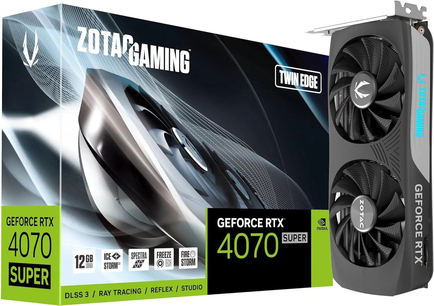 ZOTAC GAMING GEFORCE RTX 4070 SUPER TWIN EDGE 12GB GDDR6X – Anigma