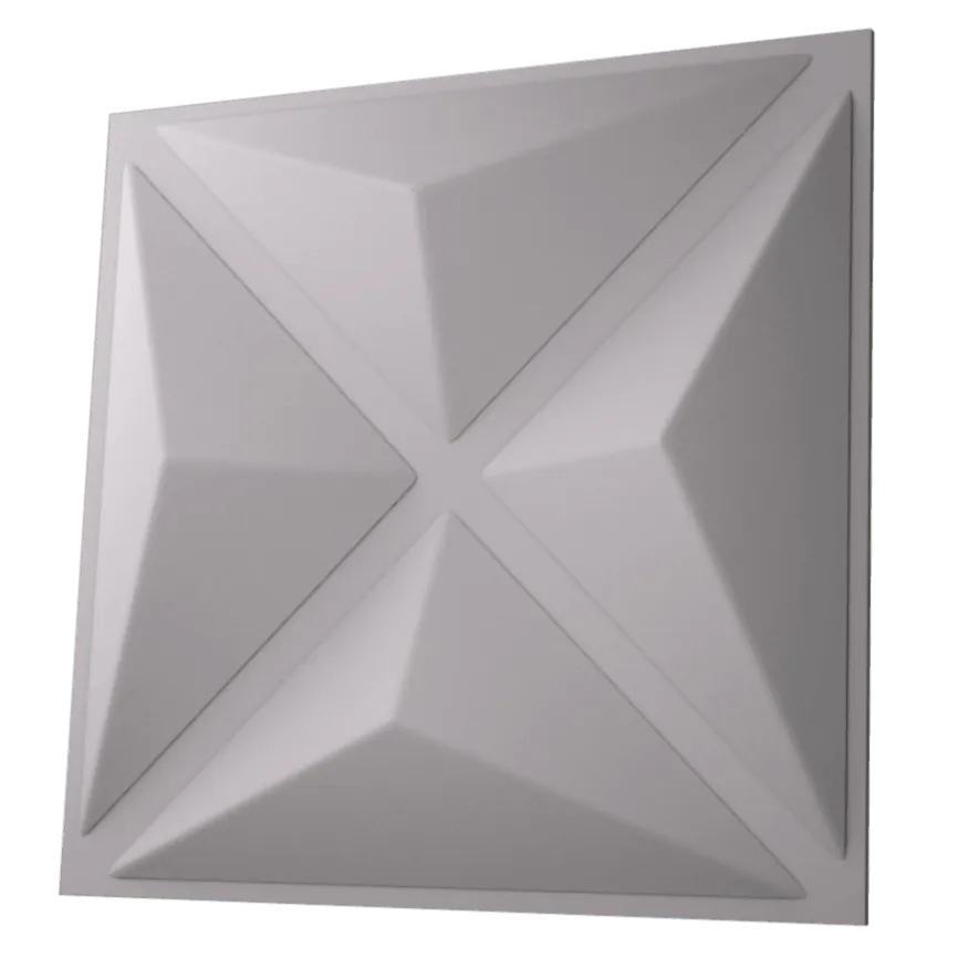 Anigma 3D PVC Wall Panels, Quadro Shape, Black/White, Easy Installation ...